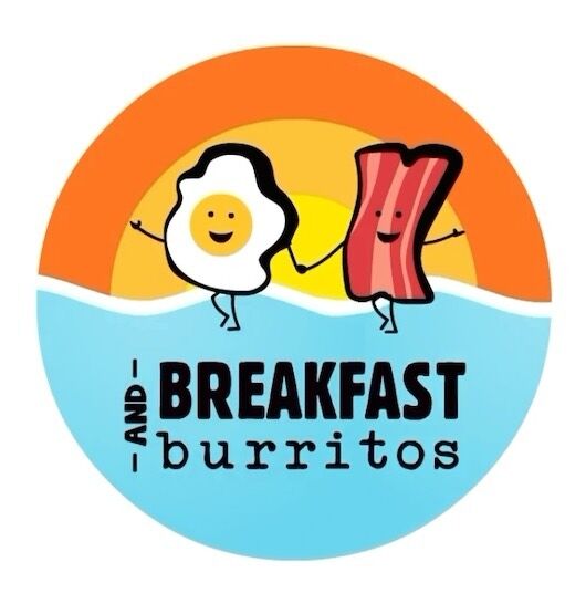 Cartoon Breakfast Burrito